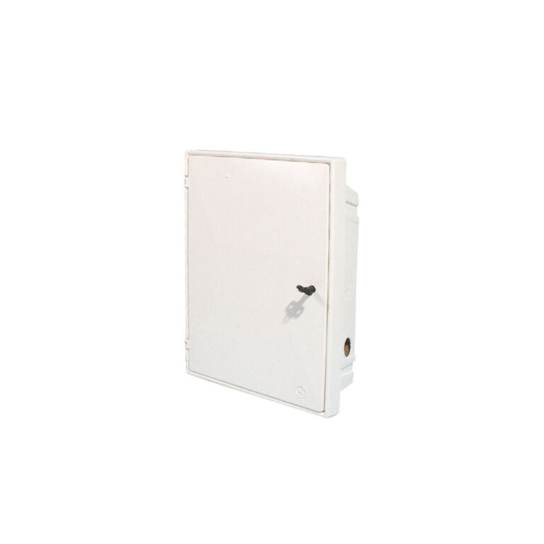 Meter Box Recessed Electricity - White - OneSite Group